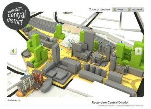 Online 3d model of Rotterdam - Klaas Nienhuis Studio