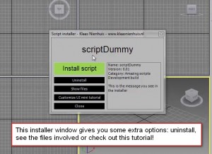 Install maxscript with mzp file - Klaas Nienhuis Studio
